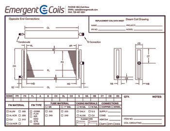 Blank Opposite End Connection Drawing | Fins and Tubes: Coil Blog
