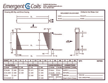 Blank Slip and Drive Casing Drawing | Fins and Tubes: Coil Blog
